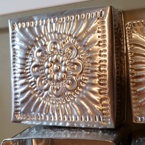 Two's Company | Accents | Pressed Metal Boxes | Poshmark